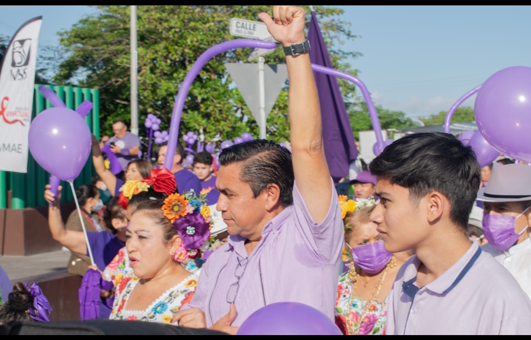 Se pinta de Morado instalaciones del IMSS: JAVIER CAMPOS candidato a ...